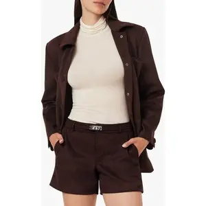 Habitual Faux Suede Micro Mini Shorts