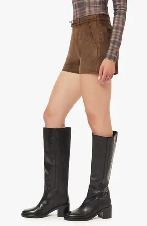 Habitual Faux Suede Micro Mini Shorts