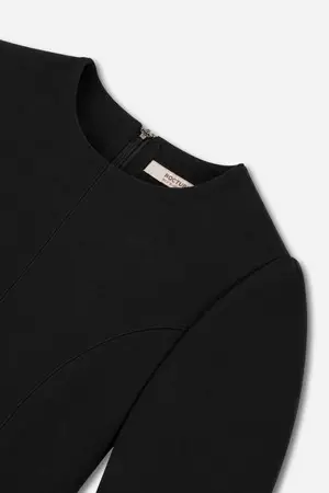 NOCTURNE Balloon Sleeve Structured Mini Dress