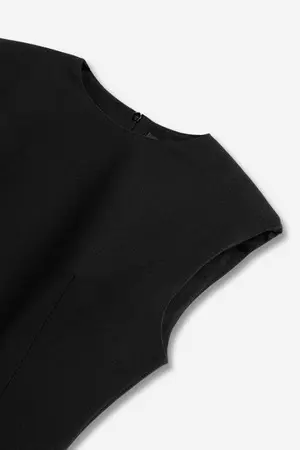 NOCTURNE Cap Sleeve Bubble Hem Dress