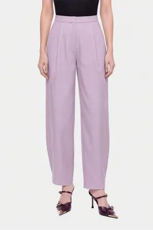 NOCTURNE High Waist Balloon Leg Trousers - Purple