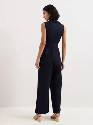 PHASE EIGHT Petite Emry Cowl Neck Wide Leg Jumpsuit
