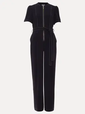PHASE EIGHT Zip-front Wide-leg Jumpsuit
