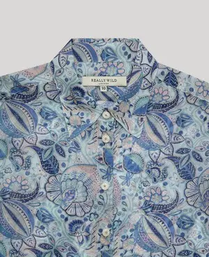 REALLY WILD CLOTHING Sophia Liberty Silk Classic Shirt