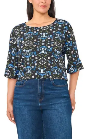 CECE DUPRAZ Ruffle Cuff Top
