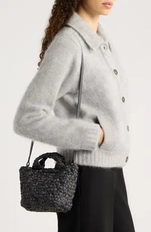 NAGHEDI St. Barths Petit Woven Tote - Ash