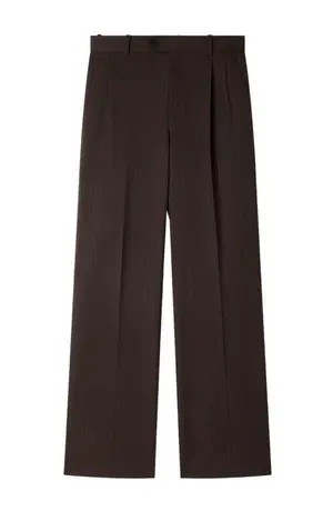Sandro Striped Straight-leg Trousers