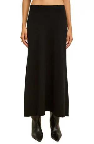 Cult Gaia Infinity Merino Wool & Cashmere Blend Maxi Skirt