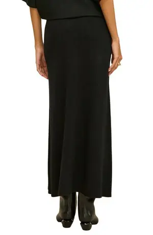 Cult Gaia Infinity Merino Wool & Cashmere Blend Maxi Skirt