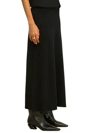 Cult Gaia Infinity Merino Wool & Cashmere Blend Maxi Skirt