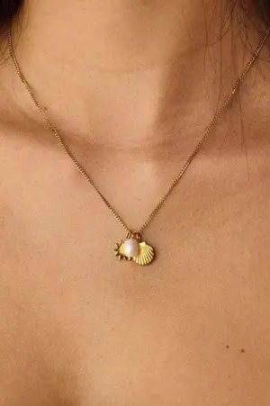 ATOLEA Ocean Necklace - Gold