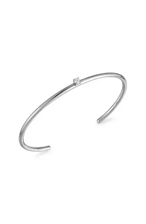 ATOLEA Thin Solar Cuff Silver