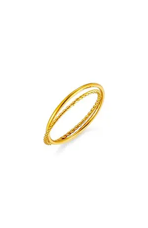 ATOLEA Harmony Double Ring - Gold