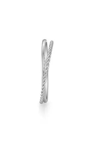 ATOLEA Harmony Double Ring - Silver
