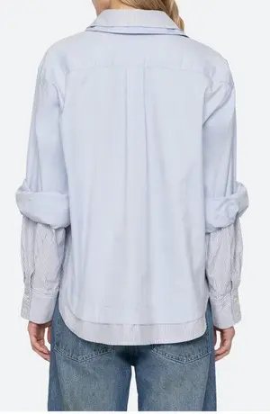 Sea Zayna Double-layer Cotton Shirt