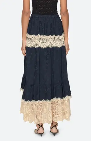 Sea Shay Lace Midi Skirt