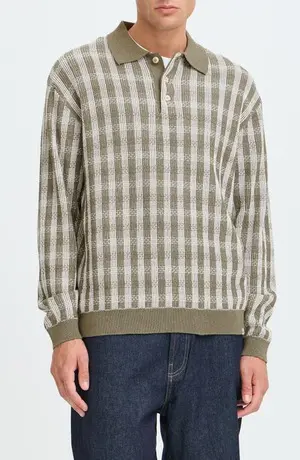 !SOLID Vadim Polo Sweater - Agave