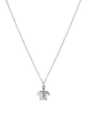 ATOLEA Sea Turtle Necklace - Silver
