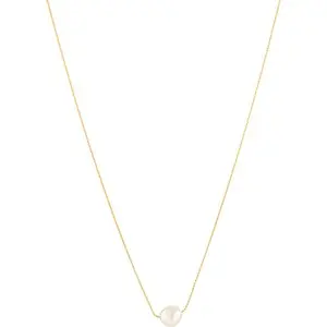 ATOLEA Baroque Pearl Choker - Gold