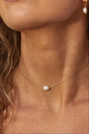 ATOLEA Baroque Pearl Choker