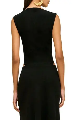 Cult Gaia Romma Mock Neck Top