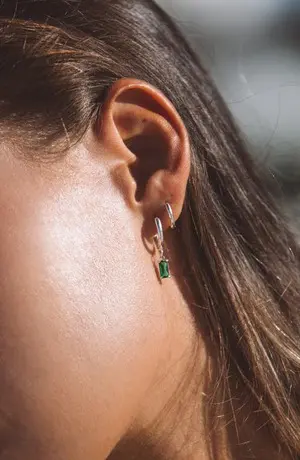 ATOLEA Sea Sparkle Earrings - Silver
