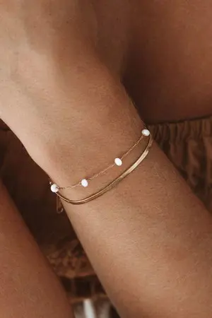 ATOLEA Santorini Layered Bracelet