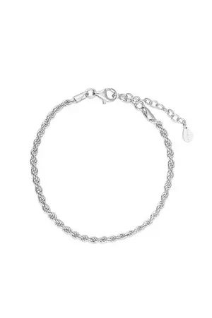 ATOLEA Calvi Rope Chain Bracelet - Silver