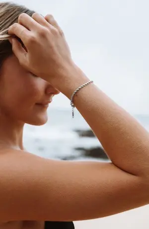 ATOLEA Calvi Rope Chain Bracelet - Silver