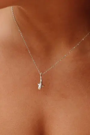 ATOLEA Whale Shark Necklace - Silver
