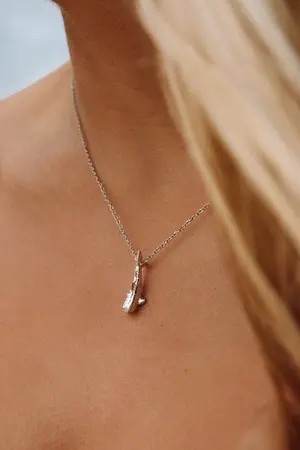 ATOLEA Whale Shark Necklace - Silver