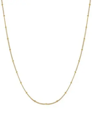 ATOLEA Capri Beaded Choker Necklace - Gold