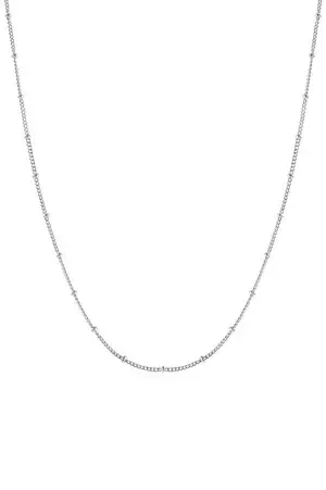 ATOLEA Capri Beaded Choker - Silver