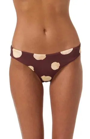 O'Neill Camila Shells Lagoon Bikini Bottoms - Chocolate