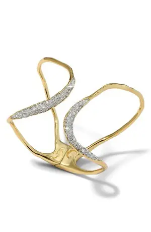 Alexis Bittar Solanales Crystal Freeform Cuff