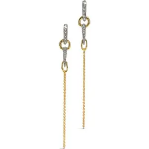 Alexis Bittar Solanales Crystal Linked Spear Drop Earrings - Crystals