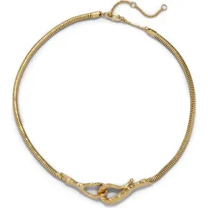 Alexis Bittar Molten Hook Choker Necklace