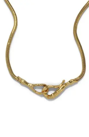 Alexis Bittar Molten Hook Choker Necklace
