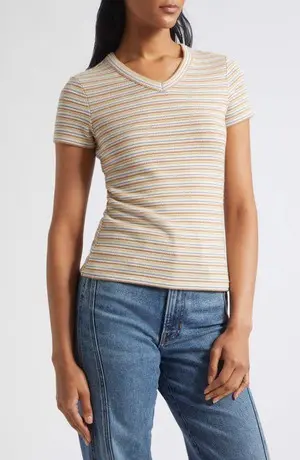 Veronica Beard Devin V-neck T-shirt