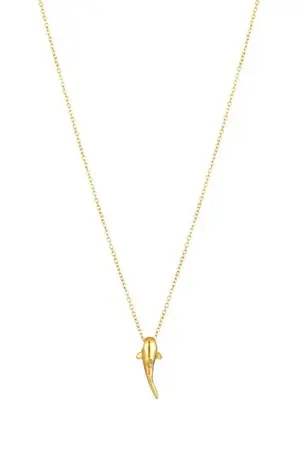 ATOLEA Shark Necklace - Gold