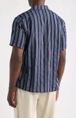 RHYTHM Harbor Stripe Button-up Shirt