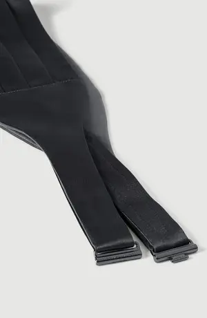 Brunello Cucinelli Silk And Cotton Satin Cummerbund - Anthracite