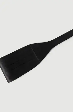 Brunello Cucinelli Brunello Cucinelli Silk And Cotton Satin Cummerbund Black