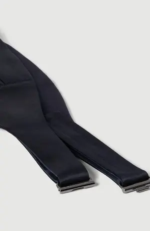 Brunello Cucinelli Silk And Cotton Satin Cummerbund - Navy Blue