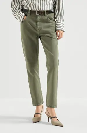 Brunello Cucinelli Button Detailed Jeans For Women