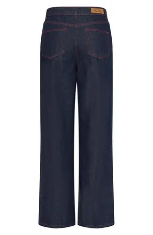 ICHI Wide Leg Jeans