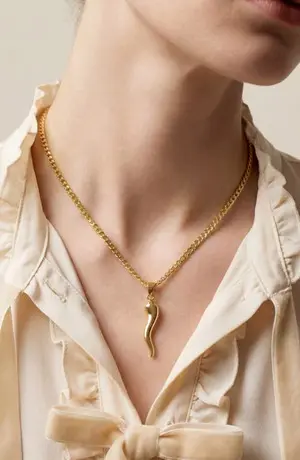 THE M JEWELERS Bella Cornicello Pendant Necklace