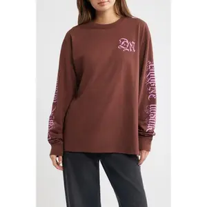 DAMSON MADDER Pleasant Slumber Graphic Long Sleeve T-shirt