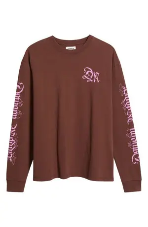 DAMSON MADDER Pleasant Slumber Graphic Long Sleeve T-shirt