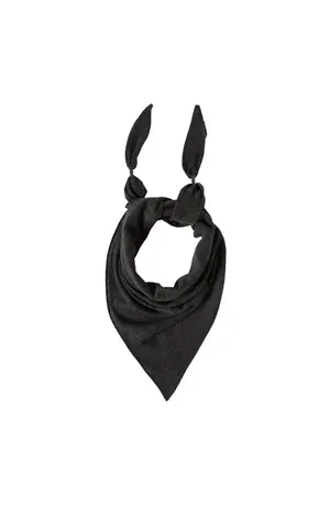 Brunello Cucinelli Cashmere Scarf With Shiny Details - Anthracite
